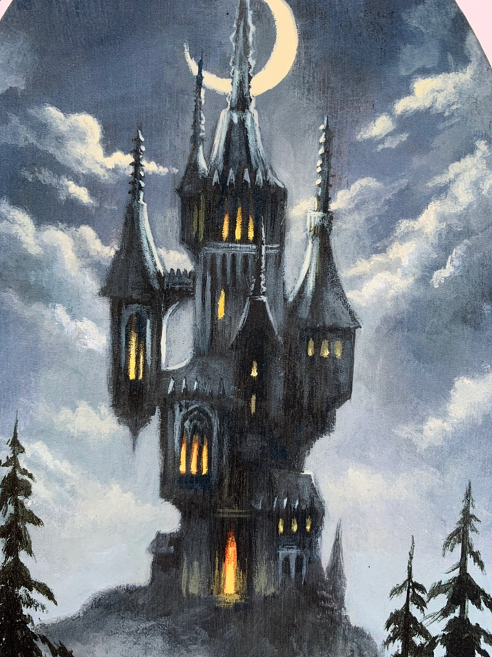 Vampire castle 7x10 fine art print – The Creeping Moon